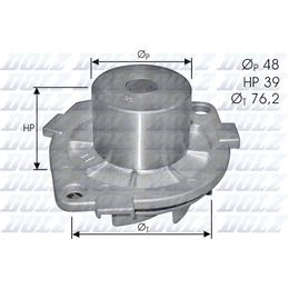 DOLZ Wasserpumpe s214 f&uuml;r LANCIA