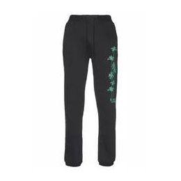 Jogginghose Just Rhyse "Just Rhyse Just Rhyse Night in Paradise Jogginghose", Herren, Gr. S, US-Gr&ouml;&szlig;en, schwarz gr&uuml;n, 100% Baumwolle, normal, Hosen Jogginghose