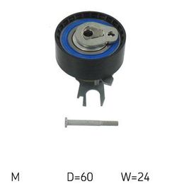 SKF Spannrolle, Zahnriemen vkm11120 f&uuml;r VW Skoda