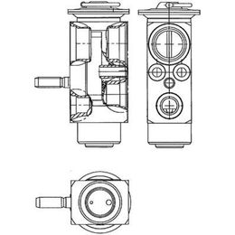 Mahle Expansionsventil, Klimaanlage ave114000p f&uuml;r SMART