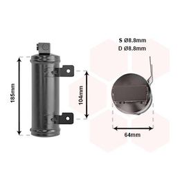 Van Wezel Trockner, Klimaanlage 3700d282 f&uuml;r OPEL