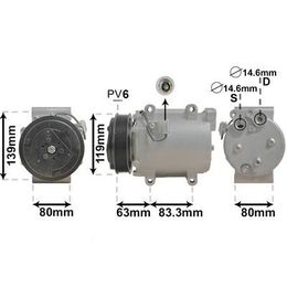 Van Wezel Kompressor, Klimaanlage 5900k121 f&uuml;r VOLVO