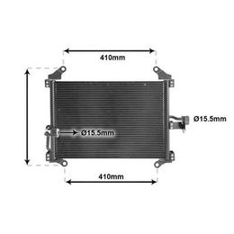 Van Wezel Kondensator, Klimaanlage 17005206 f&uuml;r Fiat Citro&euml;n/Peugeot