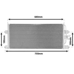 Van Wezel Kondensator, Klimaanlage 58005145 f&uuml;r VW