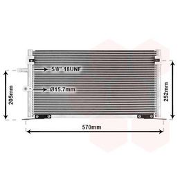 Van Wezel Kondensator, Klimaanlage 53005265 f&uuml;r TOYOTA