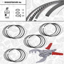 ET ENGINETEAM Kolbenringsatz r1003700vr1 f&uuml;r Opel