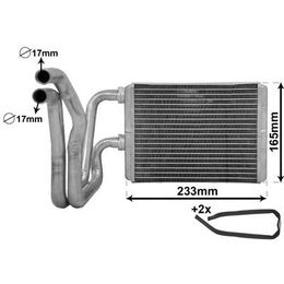 Van Wezel W&auml;rmetauscher, Innenraumheizung 25006304 f&uuml;r HONDA