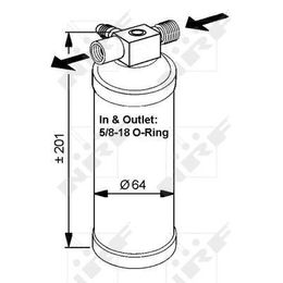 NRF Trockner, Klimaanlage 33059 f&uuml;r OPEL VAUXHALL RENAULT RENAULT TRUCKS