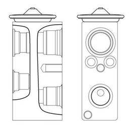 Mahle Expansionsventil, Klimaanlage ave3000s f&uuml;r MERCEDES-BENZ