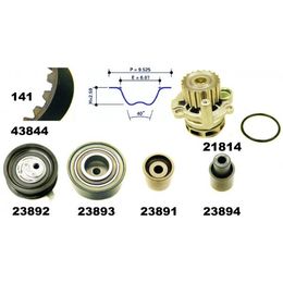 MAPCO Wasserpumpe + Zahnriemensatz 41844 f&uuml;r VW VAG