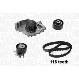 MAGNETI MARELLI Wasserpumpe + Zahnriemensatz 341401690001 f&uuml;r FORD FIAT PEUGEOT