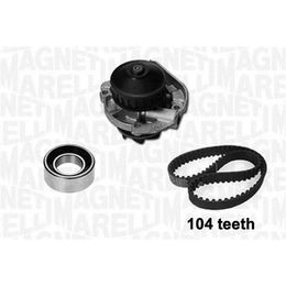 MAGNETI MARELLI Wasserpumpe + Zahnriemensatz 341405660001 f&uuml;r LANCIA Fiat