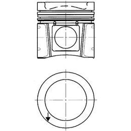 KOLBENSCHMIDT Reparatursatz, Kolben/Zylinderlaufbuchse 94971960 f&uuml;r MERCEDES-BENZ