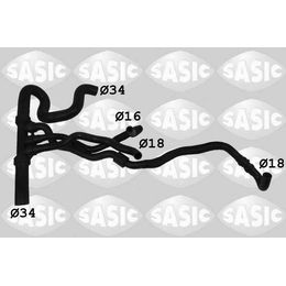 SASIC K&uuml;hlerschlauch 3404202 links unten f&uuml;r RENAULT