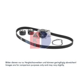AKS DASIS Wasserpumpe + Zahnriemensatz 570260n f&uuml;r Citro&euml;n/Peugeot Suzuki TOYOTA ALFAROME/Fiat/LANCI