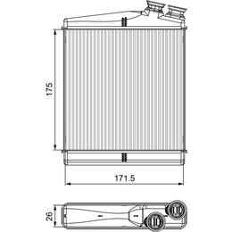 Valeo W&auml;rmetauscher, Innenraumheizung 811512 f&uuml;r Volvo ASIA LAND ROVER (CHERY)