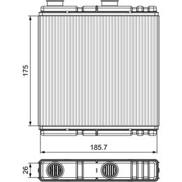 Valeo W&auml;rmetauscher, Innenraumheizung 811543 f&uuml;r RENAULT