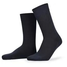 Socken Hudson "Socke Dry Cotton", Damen, Gr. 39-42, blau (marine 0337), Obermaterial: 72% Baumwolle CO. 22% Polypropylen PP. 4% Polyamid PA. 2% Elasthan EL., Socken Socken