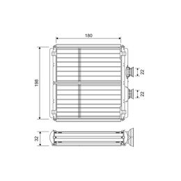 Valeo W&auml;rmetauscher, Innenraumheizung 811508 f&uuml;r Mercedes (BBDC)