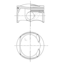 Mahle Kolben 028pi00128002