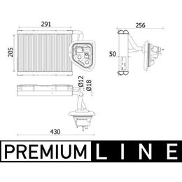 Mahle Verdampfer, Klimaanlage ae159000p f&uuml;r ROLLS-ROYCE BMW (BRILLIANCE)