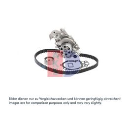 AKS DASIS Wasserpumpe + Zahnriemensatz 570255n f&uuml;r RENAULT