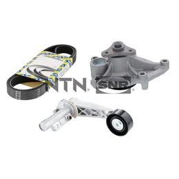 SNR Wasserpumpe + Keilrippenriemensatz kap859400 f&uuml;r VAUXHALL DS PEUGEOT VW MINI RENAULT