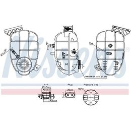NISSENS Ausgleichsbeh&auml;lter, K&uuml;hlmittel 996325 f&uuml;r BMW