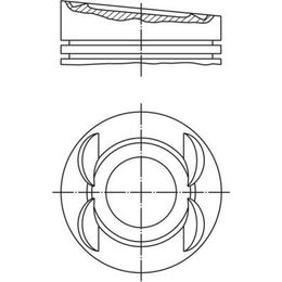 Mahle Kolben 0280312