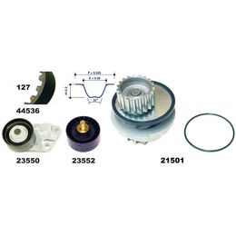 MAPCO Wasserpumpe + Zahnriemensatz 41536 f&uuml;r DAEWOO CHEVROLET