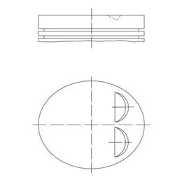 Mahle Kolben 039pi00122002