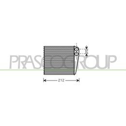 PRASCO W&auml;rmetauscher, Innenraumheizung rn325h001 f&uuml;r NISSAN RENAULT
