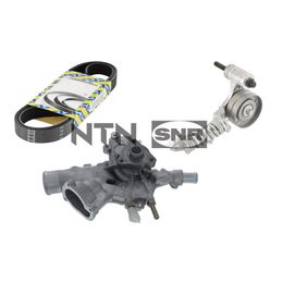 SNR Wasserpumpe + Keilrippenriemensatz kap853020 f&uuml;r OPEL VAUXHALL CHEVROLET MAZDA