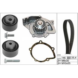 INA Wasserpumpe + Zahnriemensatz 530044631 f&uuml;r Citro&euml;n Peugeot LANCIA Fiat