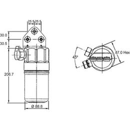 Mahle Trockner, Klimaanlage ad187000s f&uuml;r CUPRA