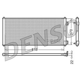 DENSO Kondensator, Klimaanlage dcn10018 f&uuml;r Ford