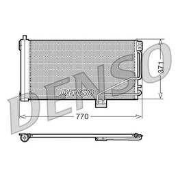DENSO Kondensator, Klimaanlage dcn17014 f&uuml;r Mercedes