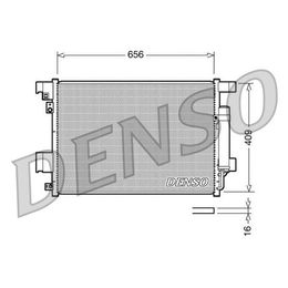 DENSO Kondensator, Klimaanlage dcn21001 f&uuml;r Citro&euml;n/Peugeot MITSUBISHI