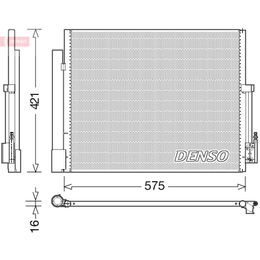 DENSO Kondensator, Klimaanlage dcn20036 f&uuml;r Opel Vaughall