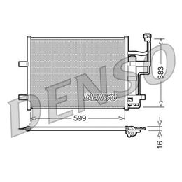 DENSO Kondensator, Klimaanlage dcn44003 f&uuml;r MAZDA