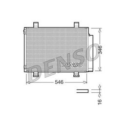 DENSO Kondensator, Klimaanlage dcn47001 f&uuml;r Suzuki