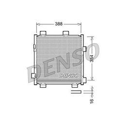 DENSO Kondensator, Klimaanlage dcn50040 f&uuml;r Peugeot TOYOTA Citro&euml;n/Peugeot Citro&euml;n