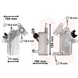 Van Wezel &Ouml;lk&uuml;hler, Automatikgetriebe 58013716 f&uuml;r VW