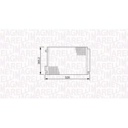 MAGNETI MARELLI Kondensator, Klimaanlage 350203497000 f&uuml;r Ford ALFAROME/Fiat/LANCI