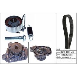 INA Wasserpumpe + Zahnriemensatz 530050531 f&uuml;r HONDA