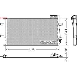 DENSO Kondensator, Klimaanlage dcn02035 f&uuml;r VAG