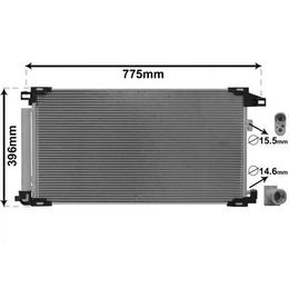 Van Wezel Kondensator, Klimaanlage 53015703 f&uuml;r TOYOTA