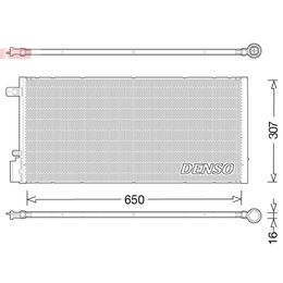 DENSO Kondensator, Klimaanlage dcn15005 f&uuml;r CHEVROLET
