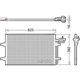 DENSO Kondensator, Klimaanlage dcn33009 f&uuml;r Volvo