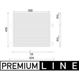 Mahle Kondensator, Klimaanlage BEHR HELLA SERVICE *** PREMIUM LINE ac75000p f&uuml;r RENAULT TRUCKS